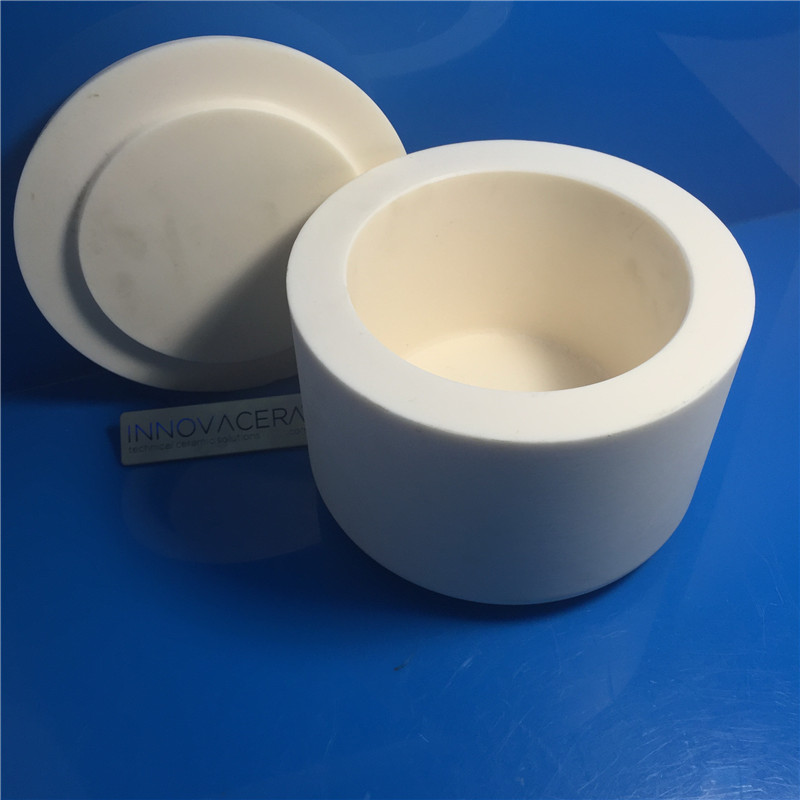 Alumina Ceramic Crucibles And Lids | INNOVACERA