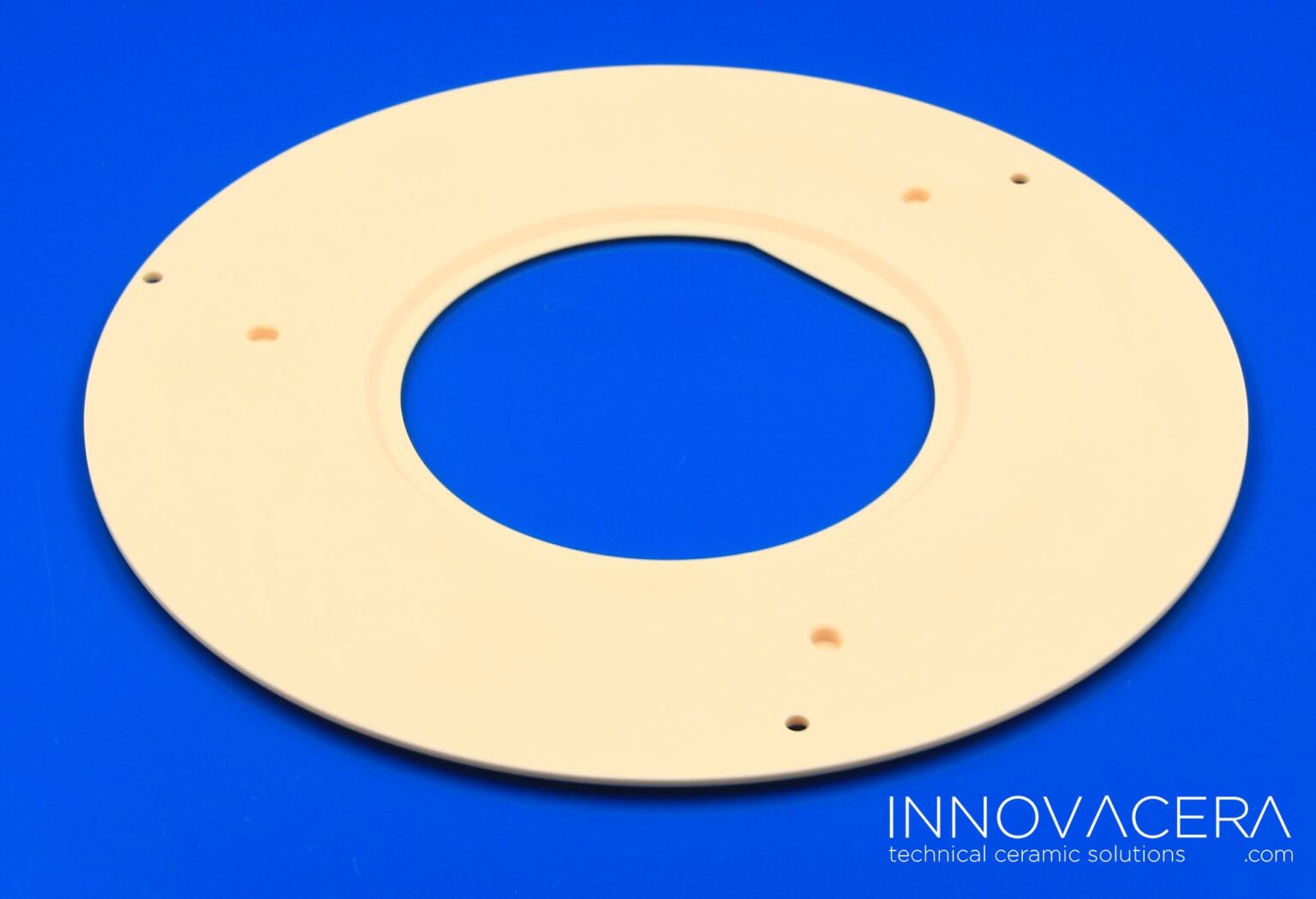 Semiconductor Wafer Carrier Alumina Disk and Ceramic Edge Ring | INNOVACERA