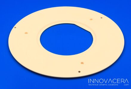 Semiconductor Wafer Carrier Alumina Disk and Ceramic Edge Ring | INNOVACERA