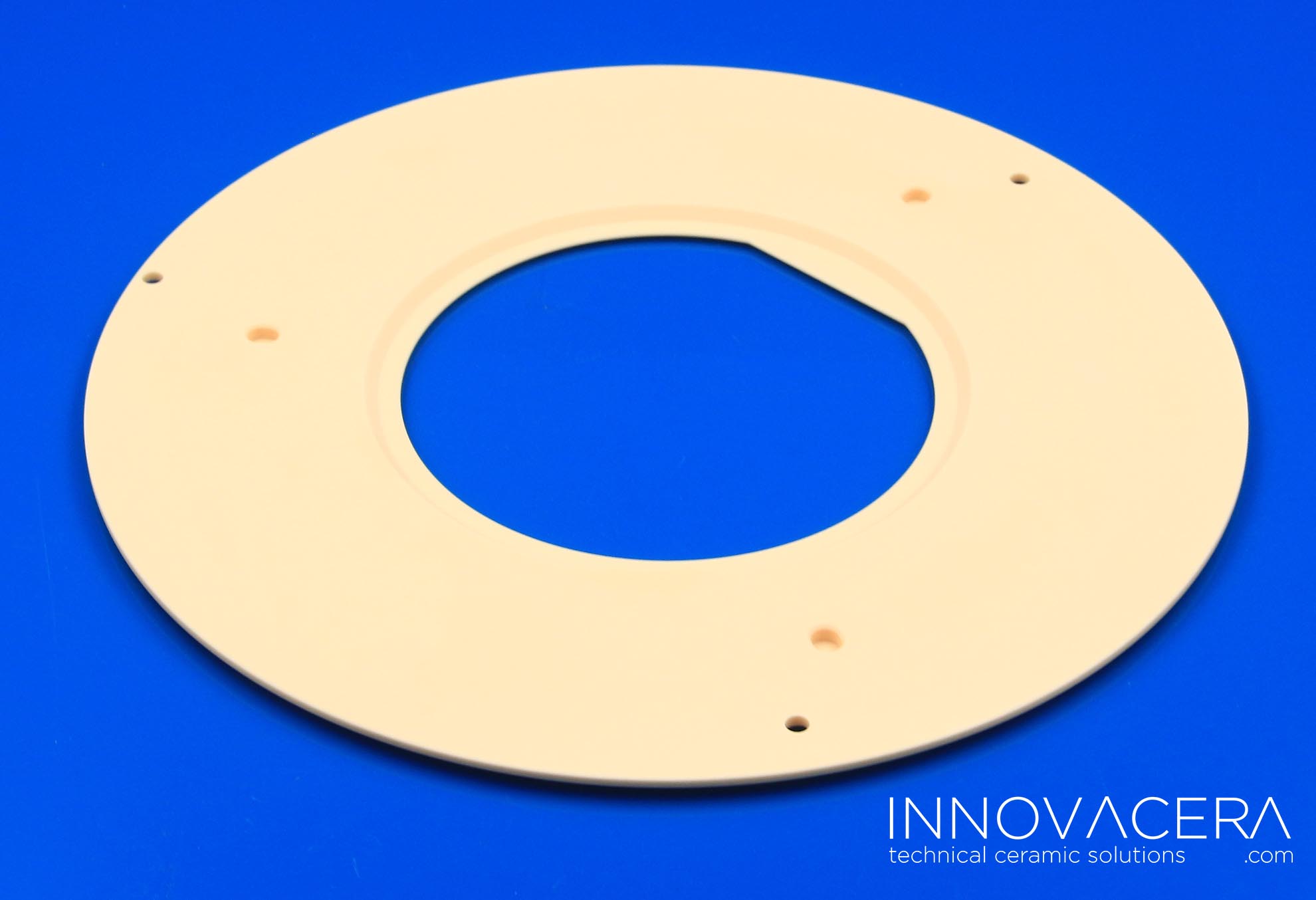 Semiconductor Wafer Carrier Alumina Disk and Ceramic Edge Ring | INNOVACERA