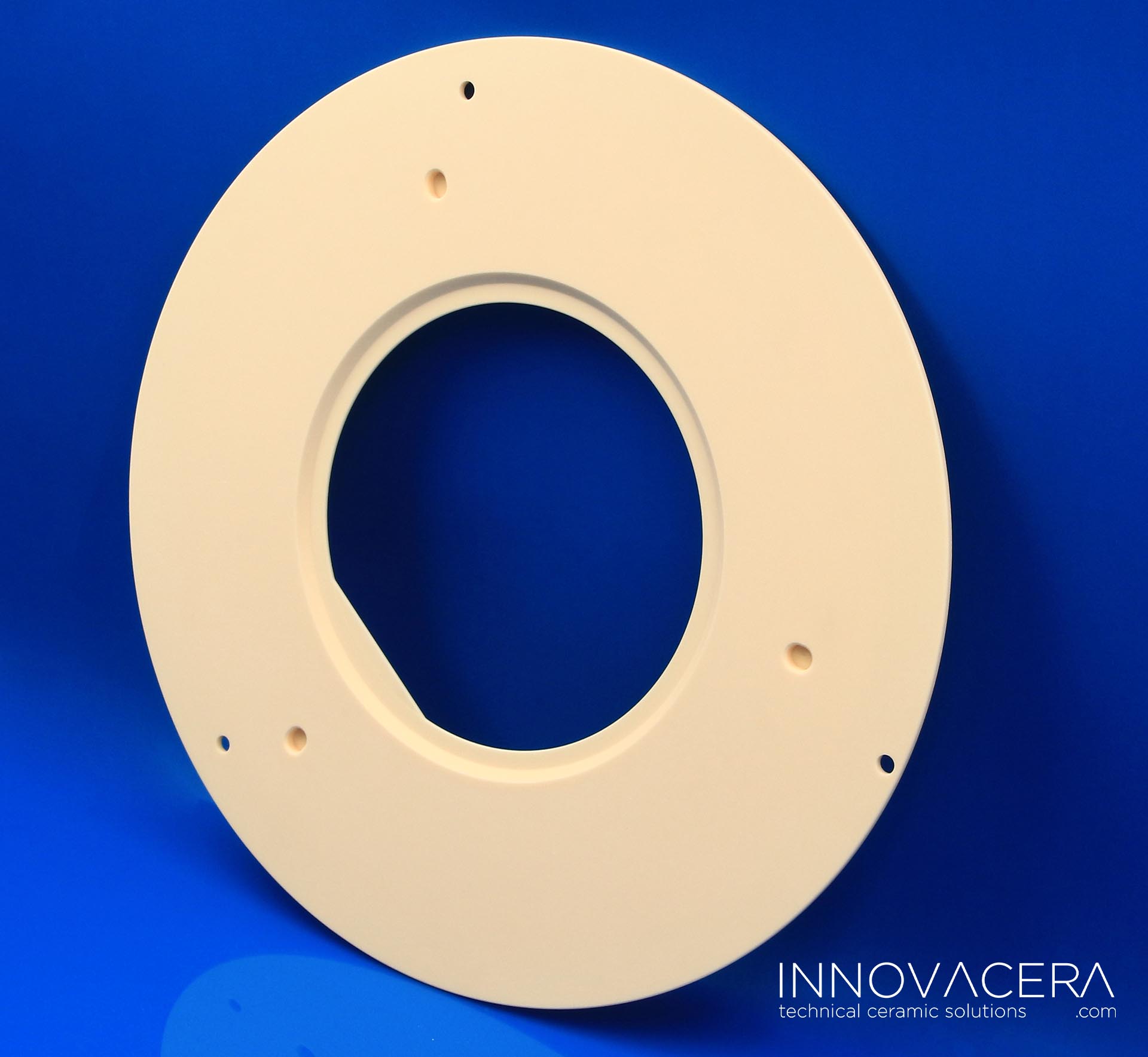 Semiconductor Wafer Carrier Alumina Disk and Ceramic Edge Ring | INNOVACERA