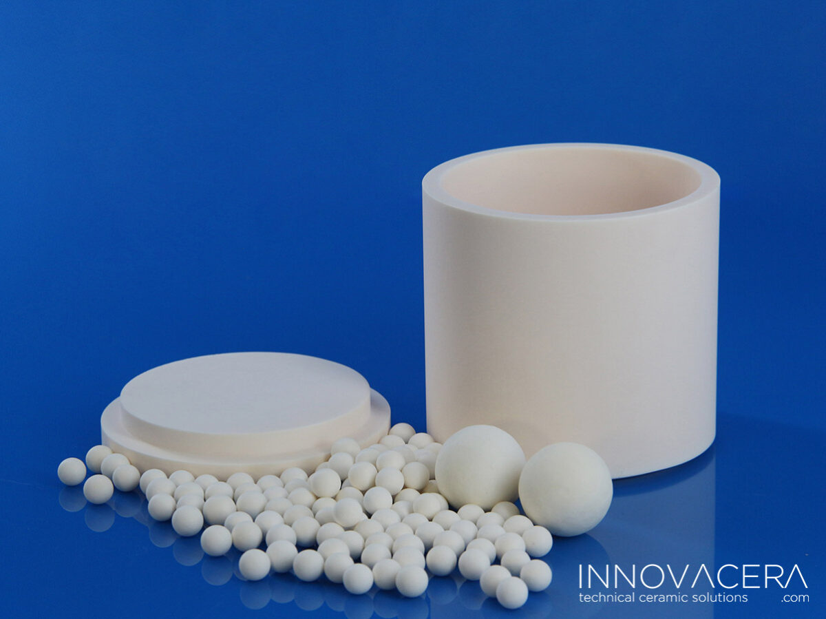 High Purity Alumina Grinding Jars for Planetary Ball Mill | INNOVACERA