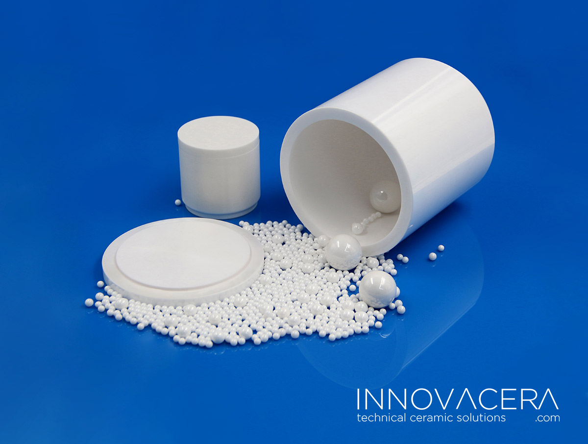 Zirconium Beads and Mill Jars - INNOVACERA